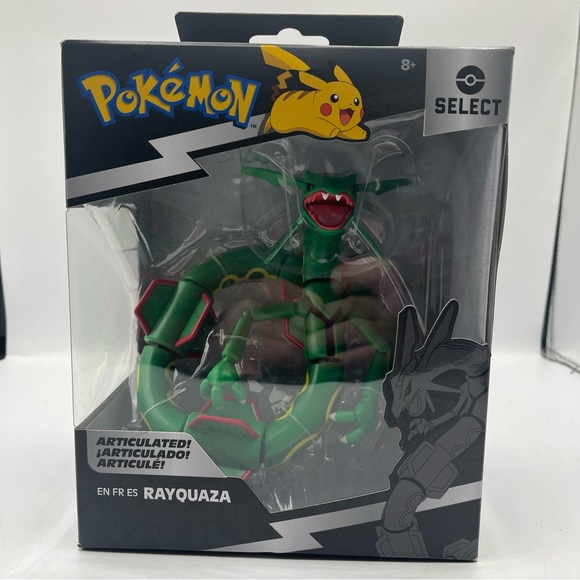 Pokemon | Toys | Pokemon Select Super Articulated Rayquaza Action ...